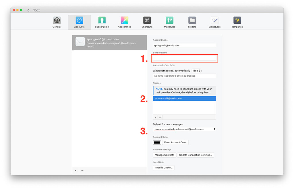 Get Rid Of Assigning Placeholder Name To Aliases Bug Reports